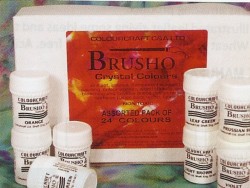 Rainbow Silks : Colourcraft Brusho Crystal Colours Starter Pack of 24 ...